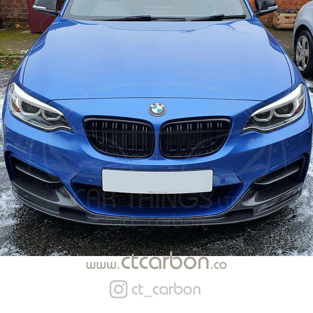 BMW 2er F22 F23 M SPORT CARBON FRONTLIP SPLITTER OEM CT DESIGN