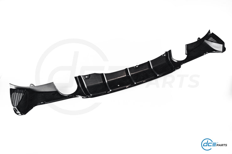 BMW 4 Series F32/F33/F36 Gloss Black MP Style Diffuser M-Sport Bumper ...