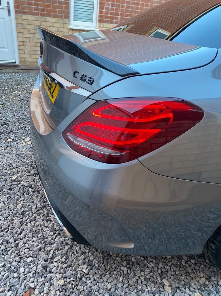 MERCEDES C63/C CLASS W205 SALOON CARBON SPOILER - CT DESIGN – PSR Parts