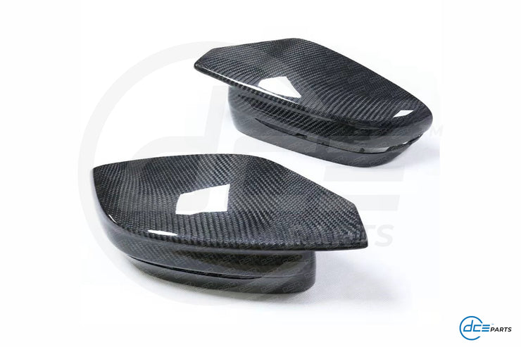 BMW M3 G80 G81 M4 G82 G83 M-Style Carbon Fibre Wing Mirror Caps Covers ...
