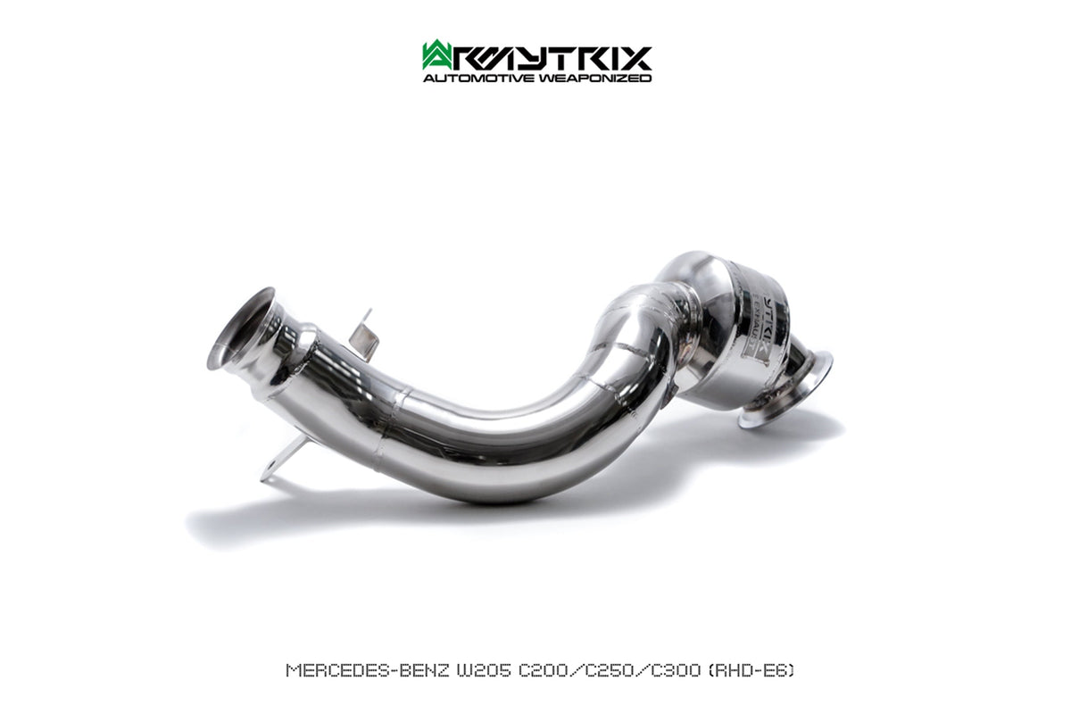 Armytrix - MERCEDES-BENZ C-CLASS W205 C200 - Sportcat Stainless Steel ...