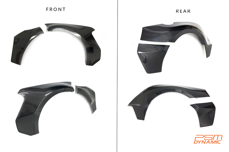 PSM Dynamic - BMW 2 SERIES F87 M2 - Widebody Flares - B2871FFCF – PSR Parts