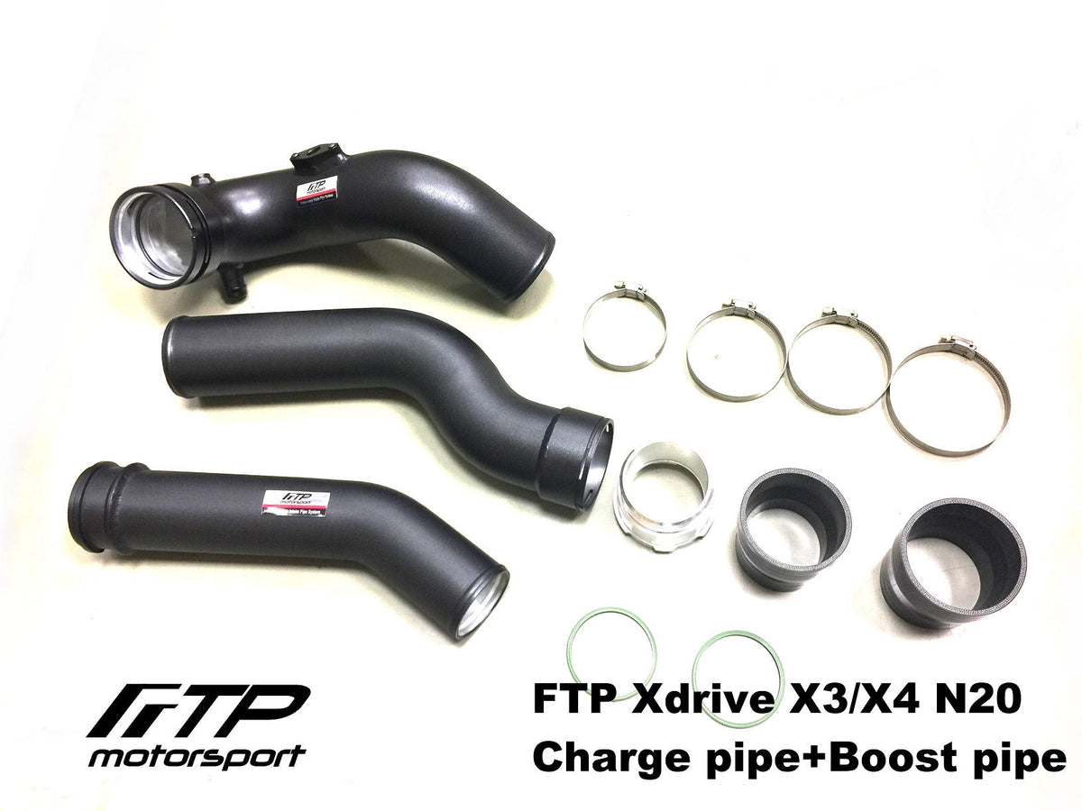 FTP Motorsports - BMW X4 F26 M40I 3.0L - Charge pipe + Boost pipe - SG ...
