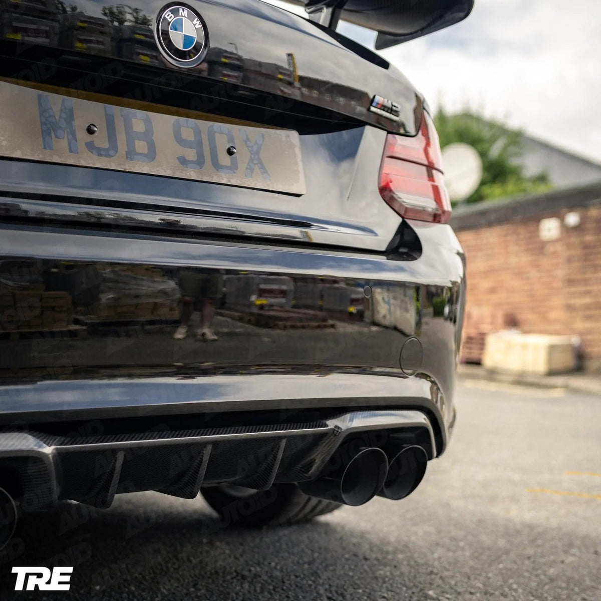 TRE - TRE Pre-preg Carbon Fibre Rear Diffuser for BMW M2 & M2 Competit ...